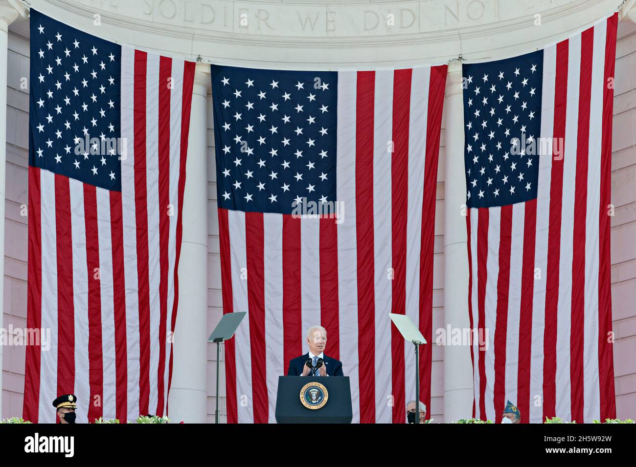 Arlington, USA. 11th Nov, 2021. U.S. President Joe Biden speaks at the ...