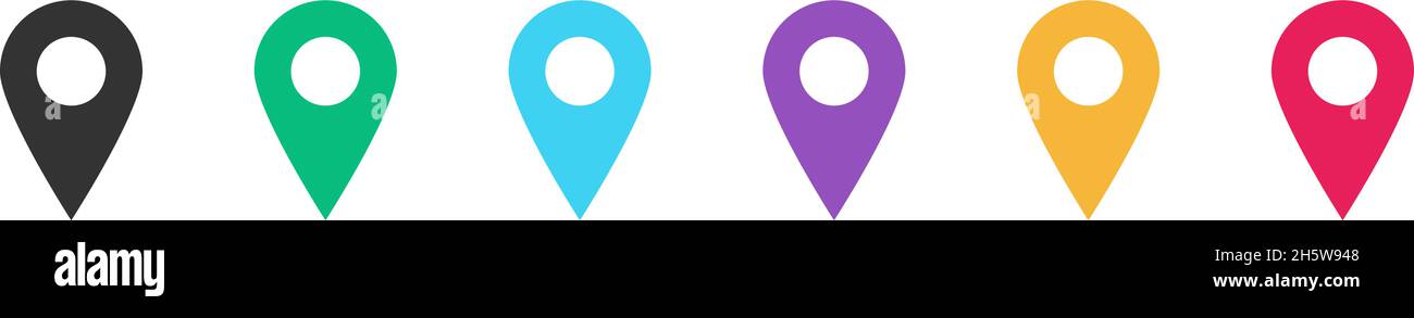 Long point map Cut Out Stock Images & Pictures - Alamy