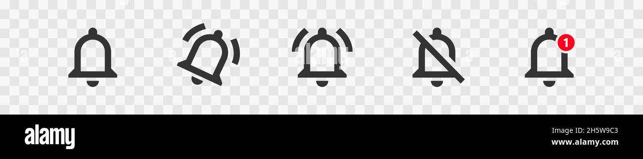 Mobile ui mute Stock Vector Images - Alamy