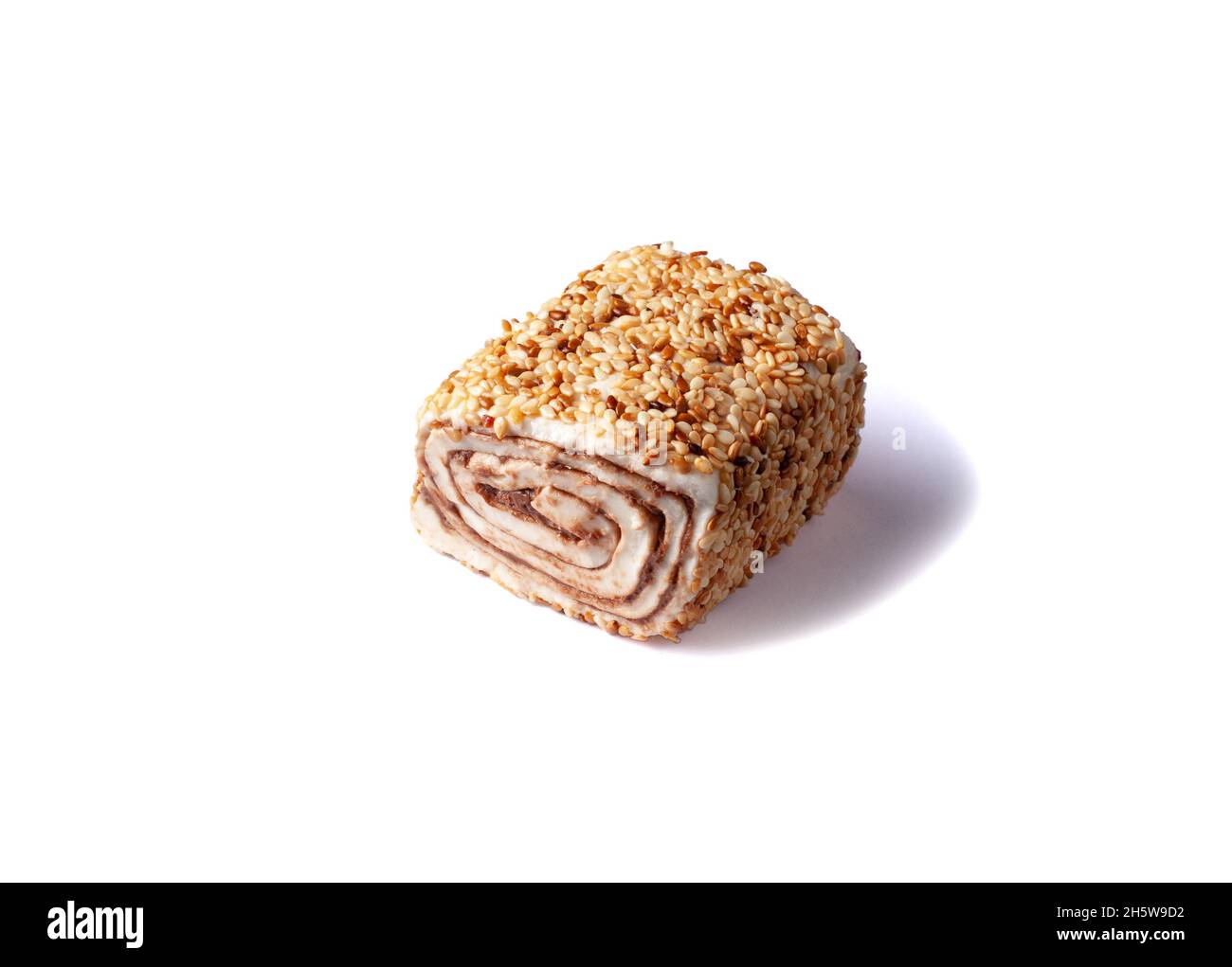 Turkish delight. Turkish delights cream-filled. Lokum rolls covered ...