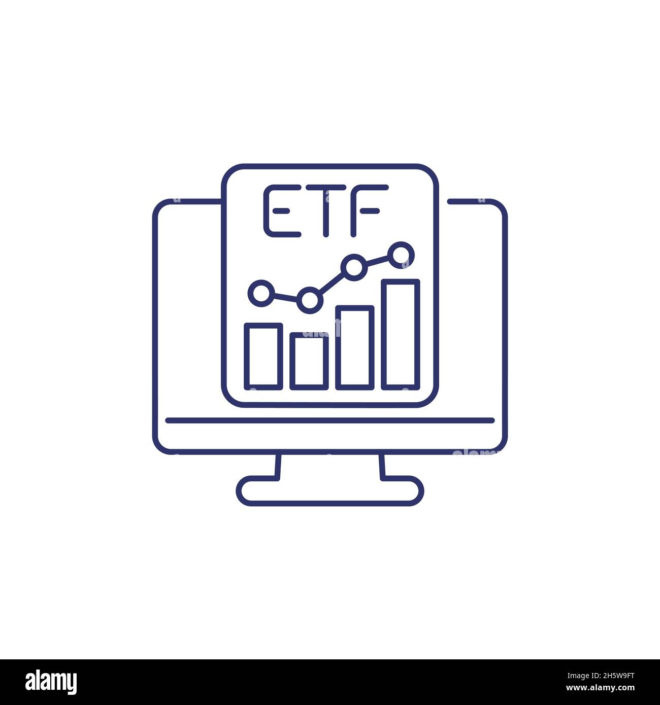 Exchange traded fund etf Stock Vector Images - Alamy