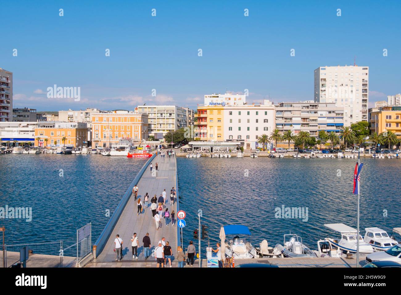 Gradski most, city bridge, Jazine, Zadar, Croatia Stock Photo - Alamy