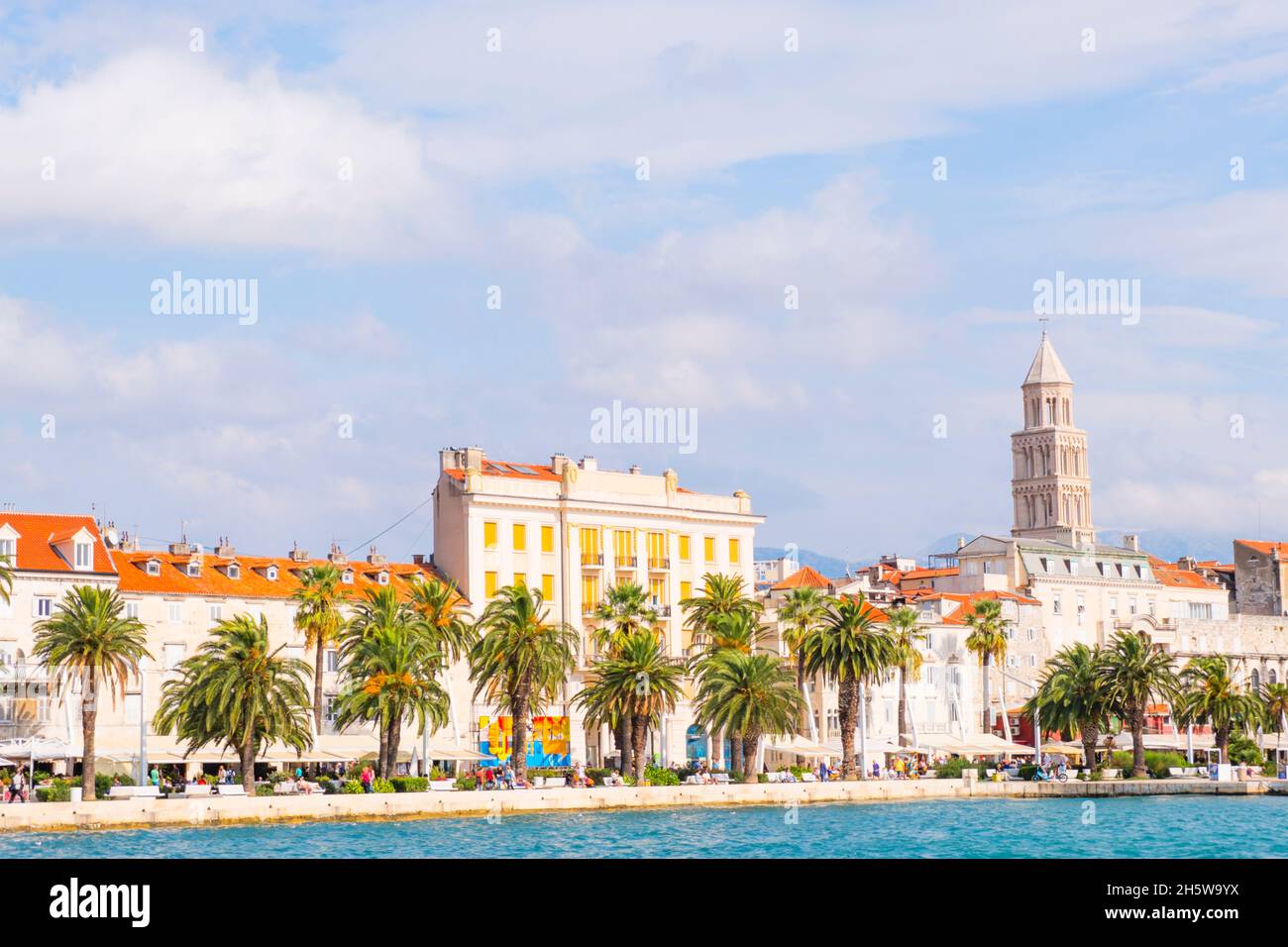 Riva and Grad, Split, Croatia Stock Photo - Alamy