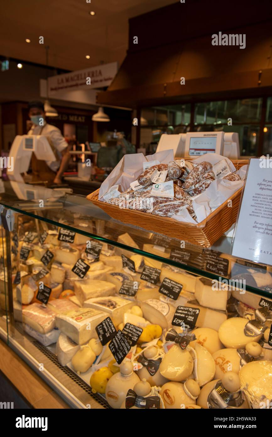 Eataly in London, an Italian food hall near Liverpool street station ...
