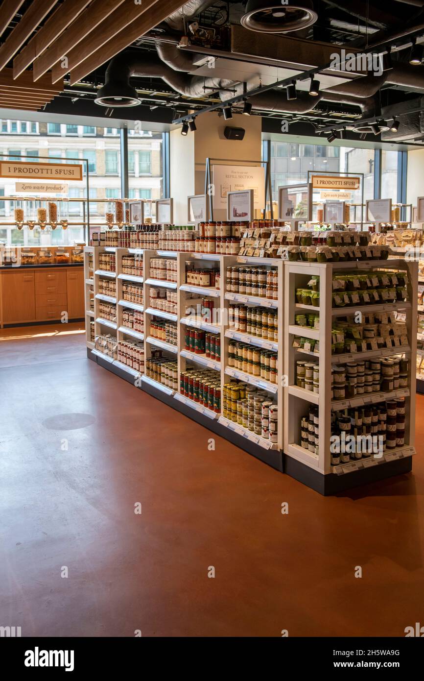 Eataly in London, an Italian food hall near Liverpool street station ...