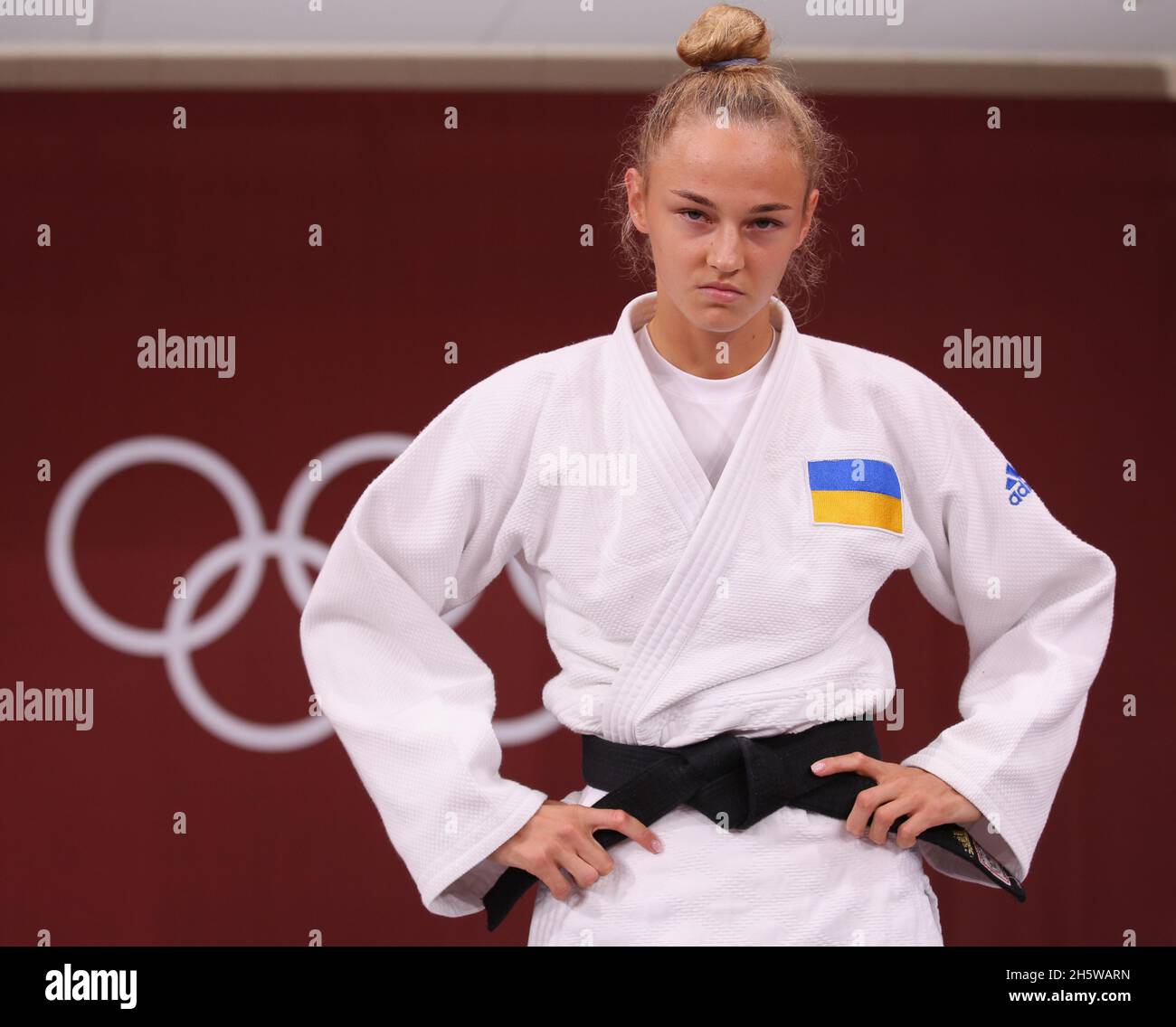 JULY 24th, 2021 - TOKYO, JAPAN: Daria BILODID of Ukraine ahead of the ...