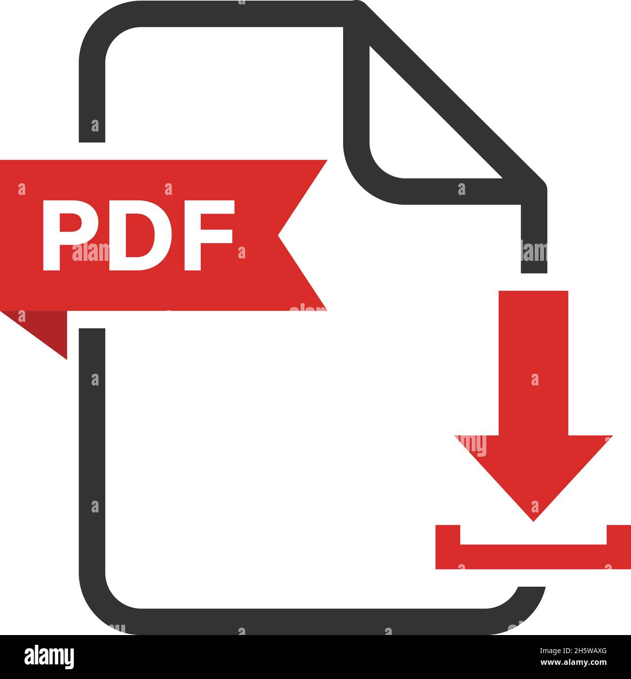 Pdf File Icon Vector