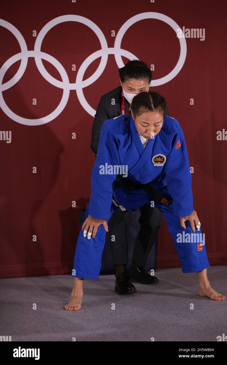 JULY 24th, 2021 - TOKYO, JAPAN: Urantsetseg MUNKHBAT in action during ...