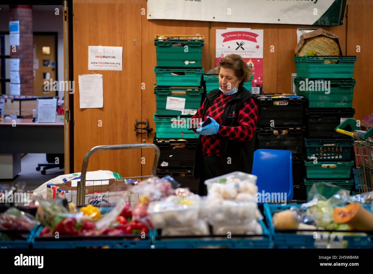 London Community Kitchen is a foodbank charity Stock Photo - Alamy