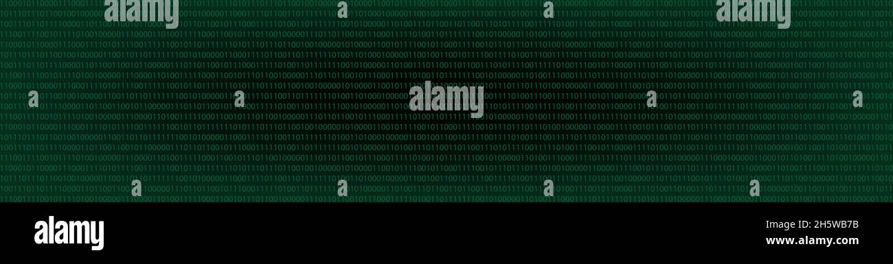 Binary code background. Green and black computer matrix seamles vector ...