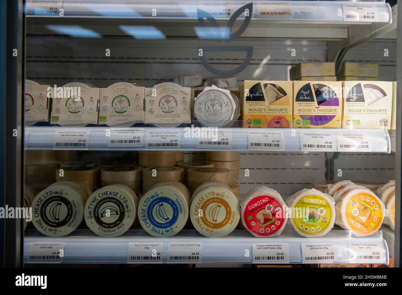 Vegan corner shop with a large variety of products on shelves and ...