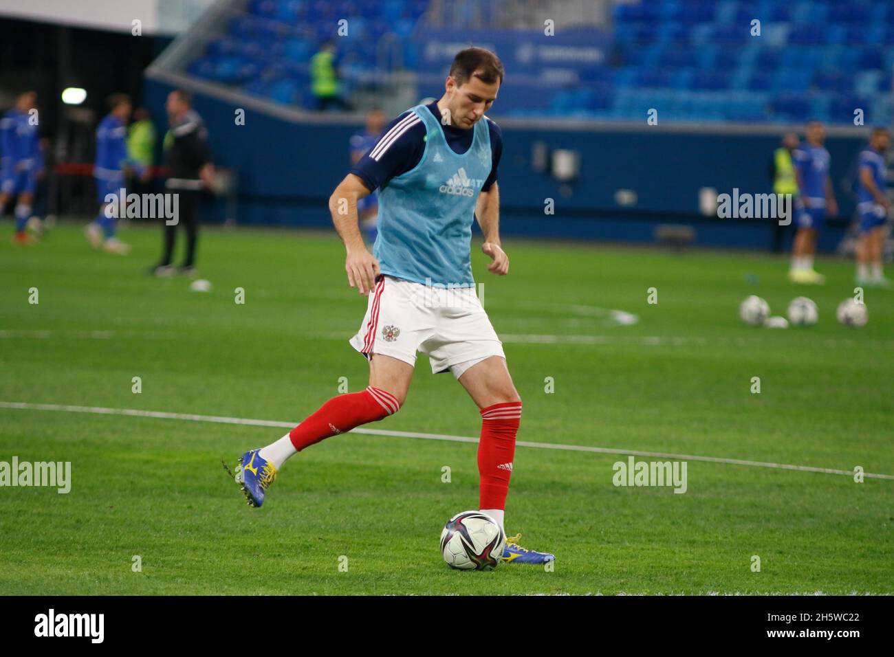 Saint Petersburg, Russia - 11 November 2021: Football, Qualification ...