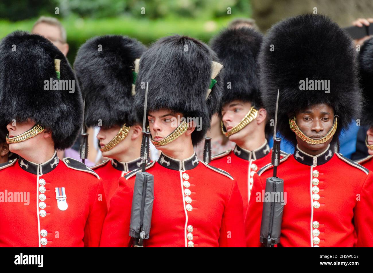 Authentic image, with concept of diversity. Single black soldier with ...