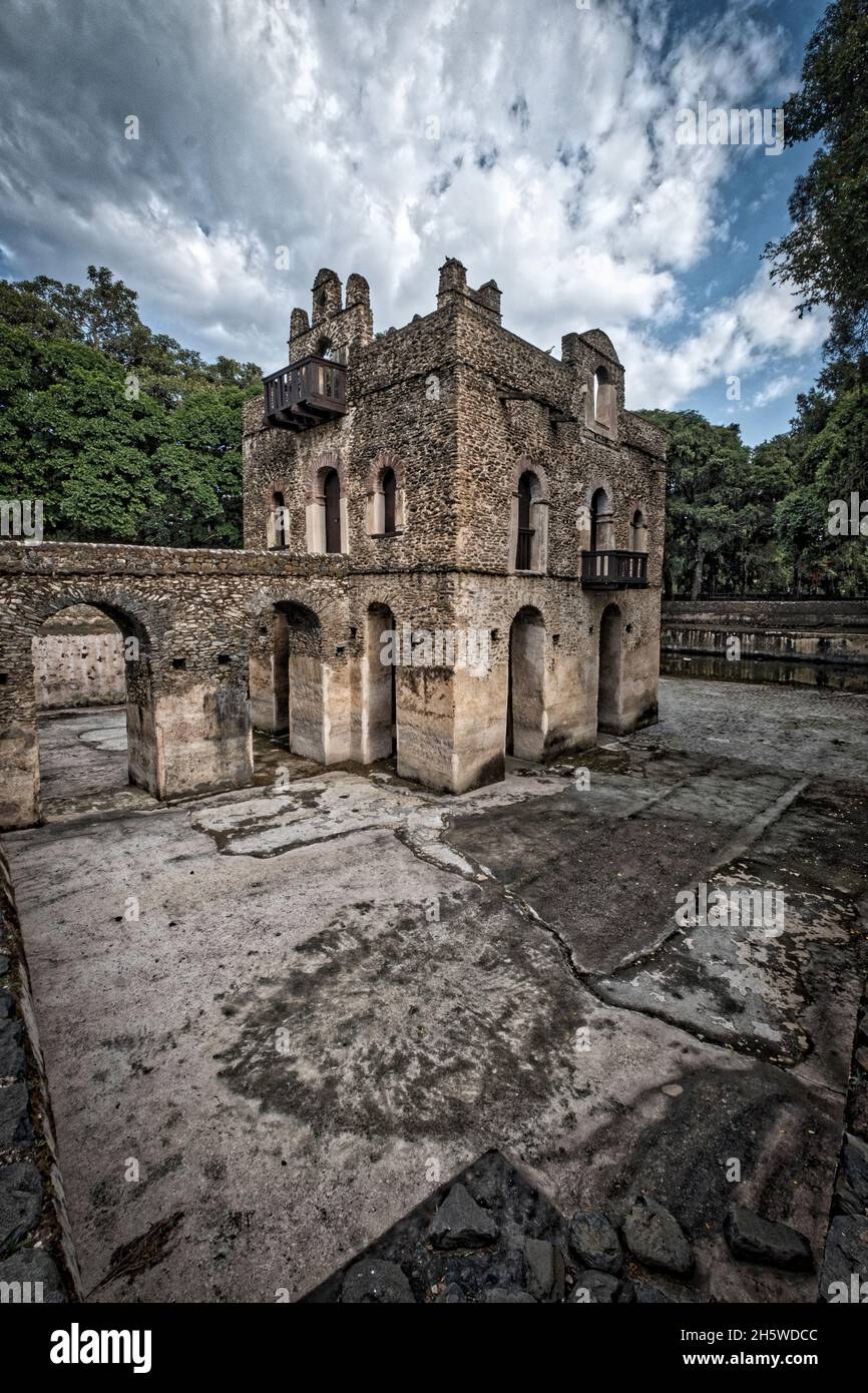 Fasiladas' Bath in Gondar, Ethiopia, Africa Stock Photo - Alamy