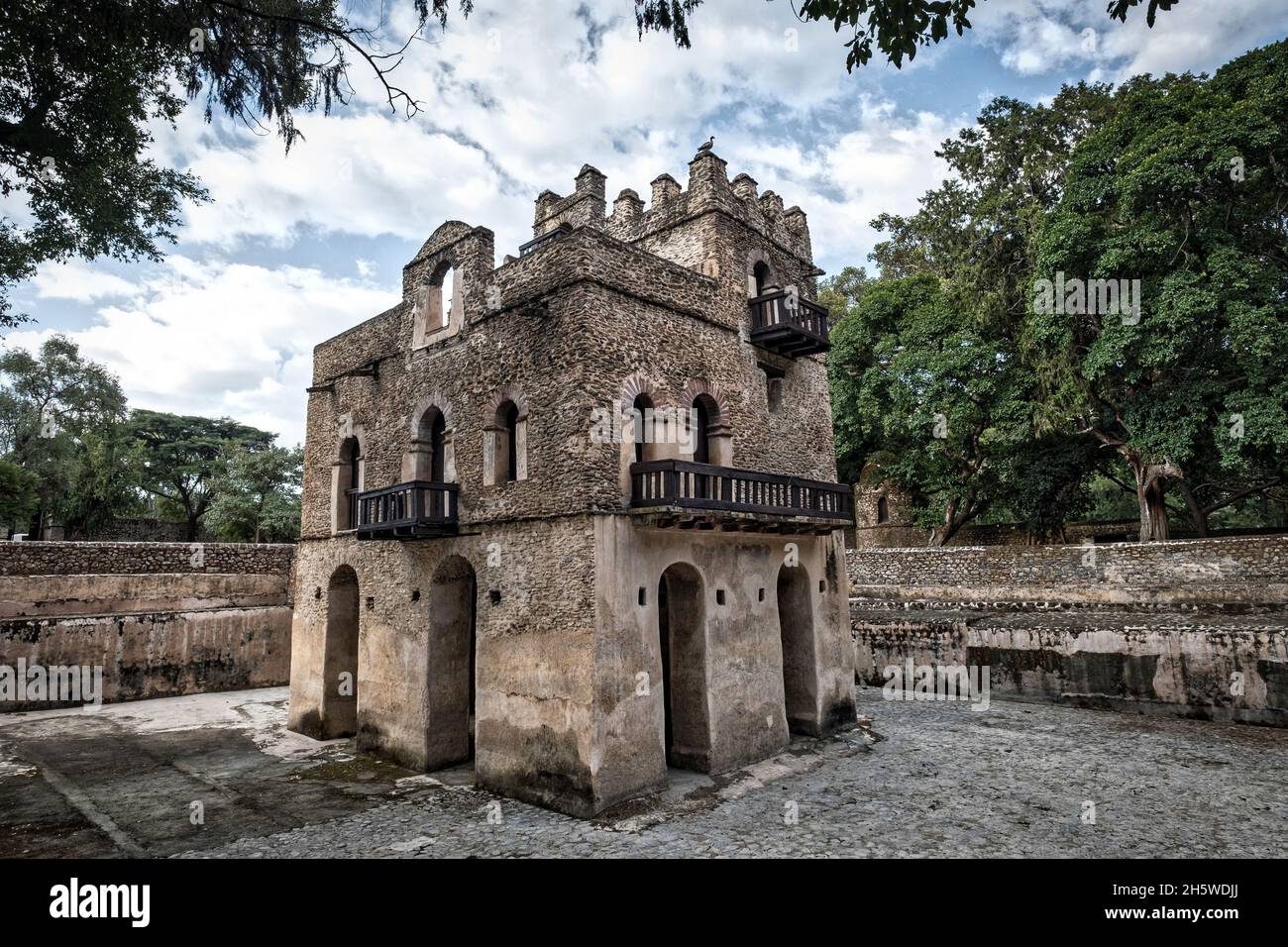 Fasiladas' Bath in Gondar, Ethiopia, Africa Stock Photo - Alamy