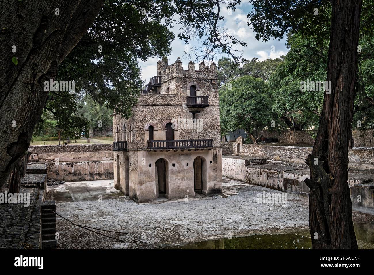 Fasiladas' Bath in Gondar, Ethiopia, Africa Stock Photo - Alamy