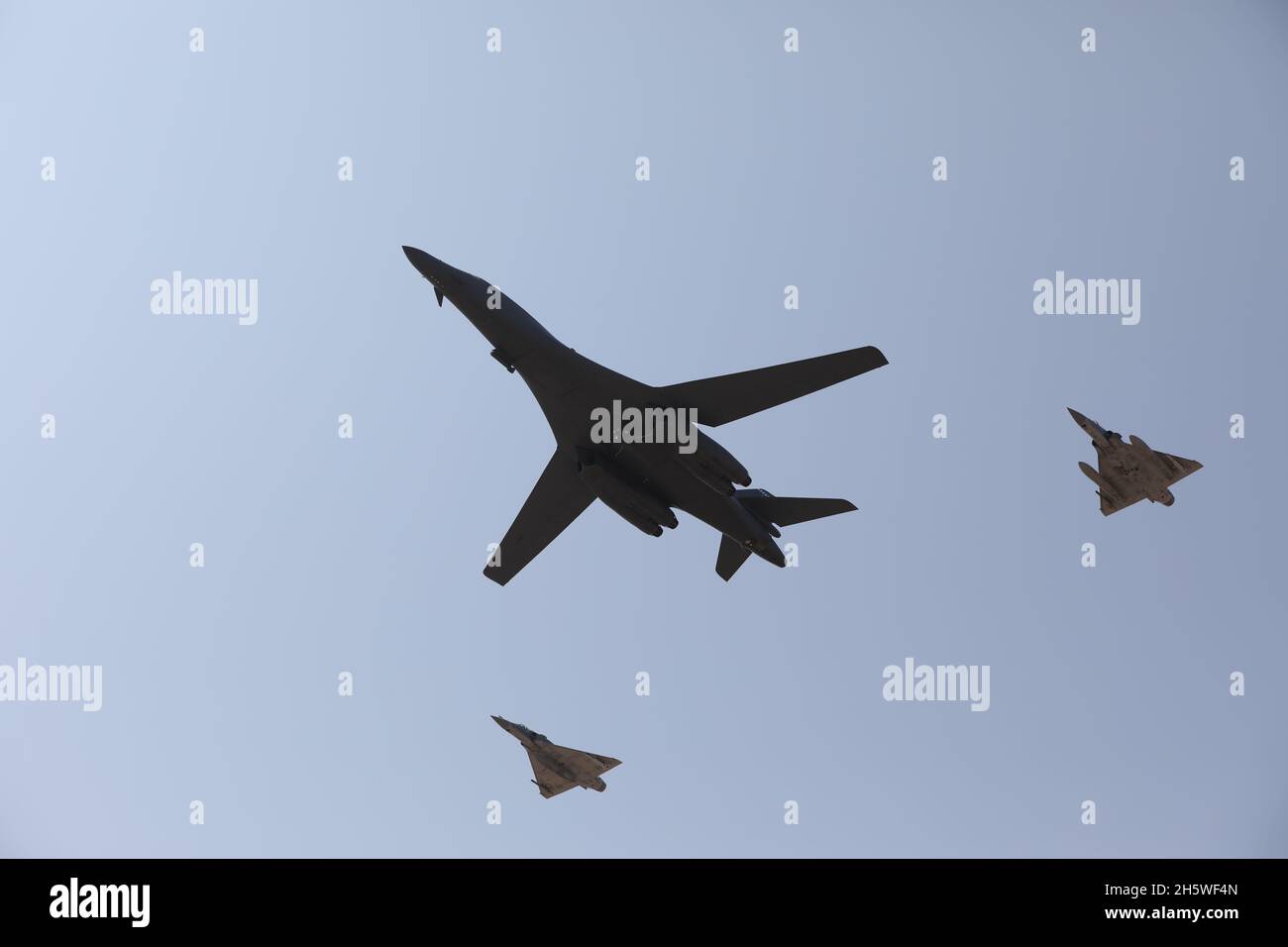Camp Lemonnier, Djibouti. 11th Nov, 2021. A U.S. Air Force B1-B Lancer ...