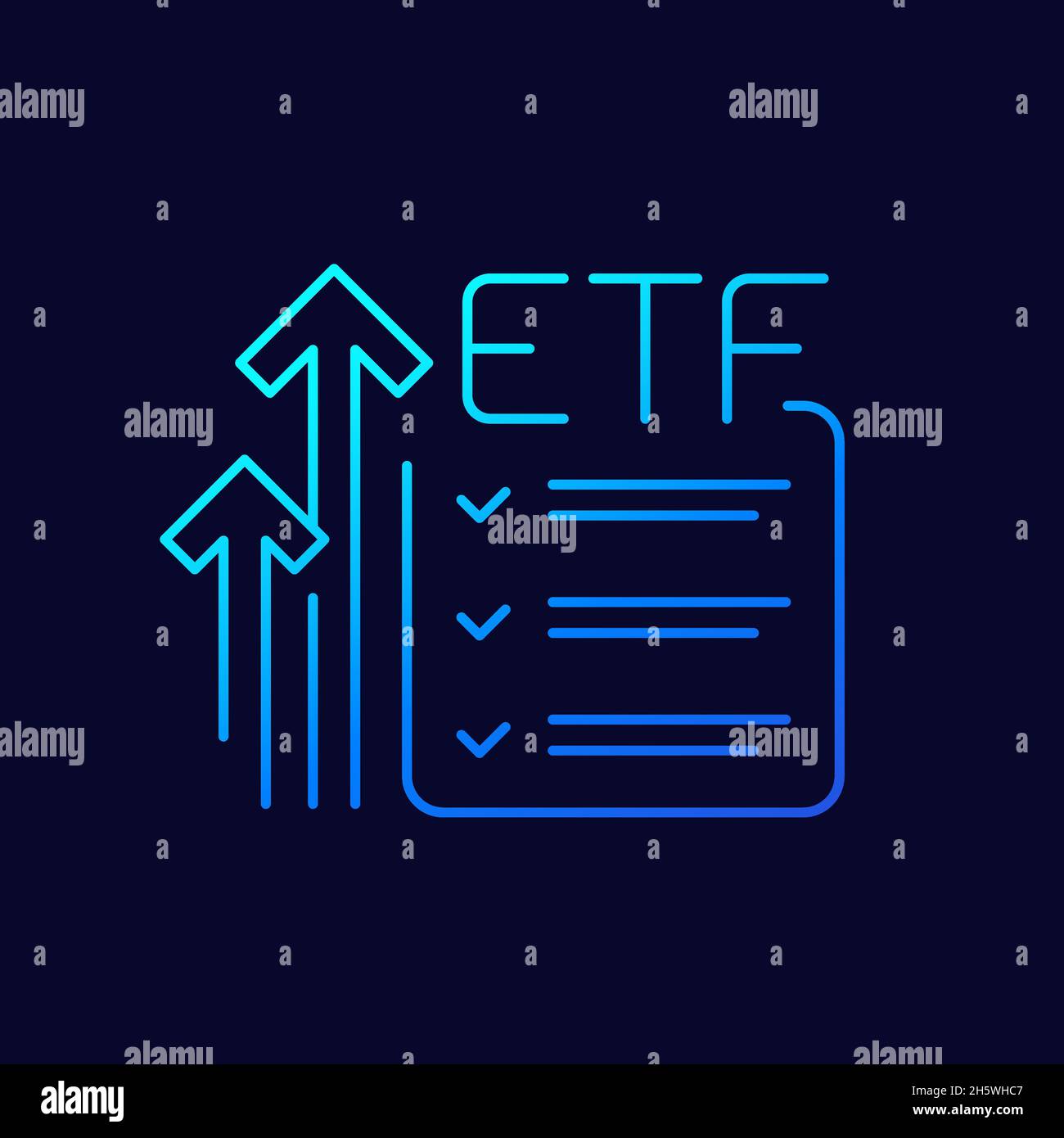 Etf vector hi-res stock photography and images - Alamy