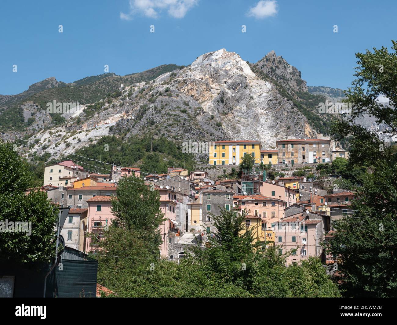 Fraction of Torano in Carrara, a Country nestled in the environment of ...