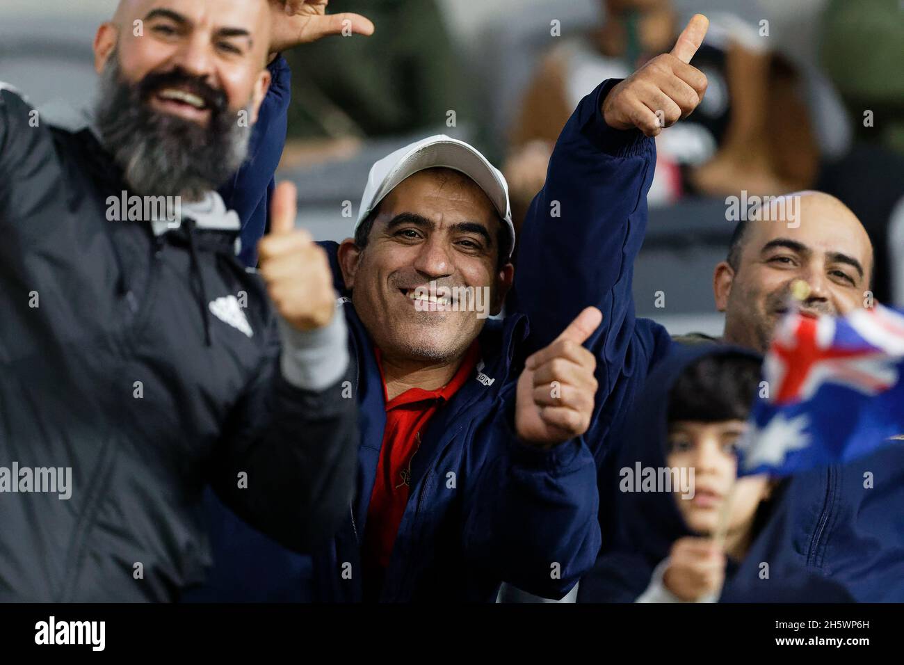 Sydney, Australia. 11th Nov, 2021. Supporters in the crowd enjoying ...