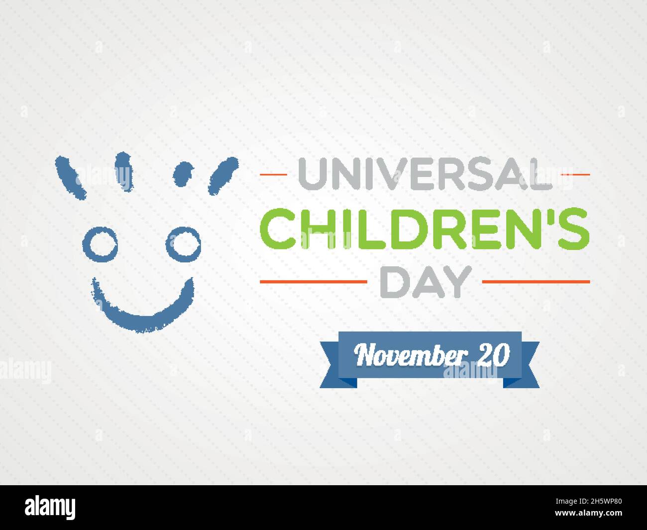 Universal Children's Day. November 20. Vector illustration, flat design ...