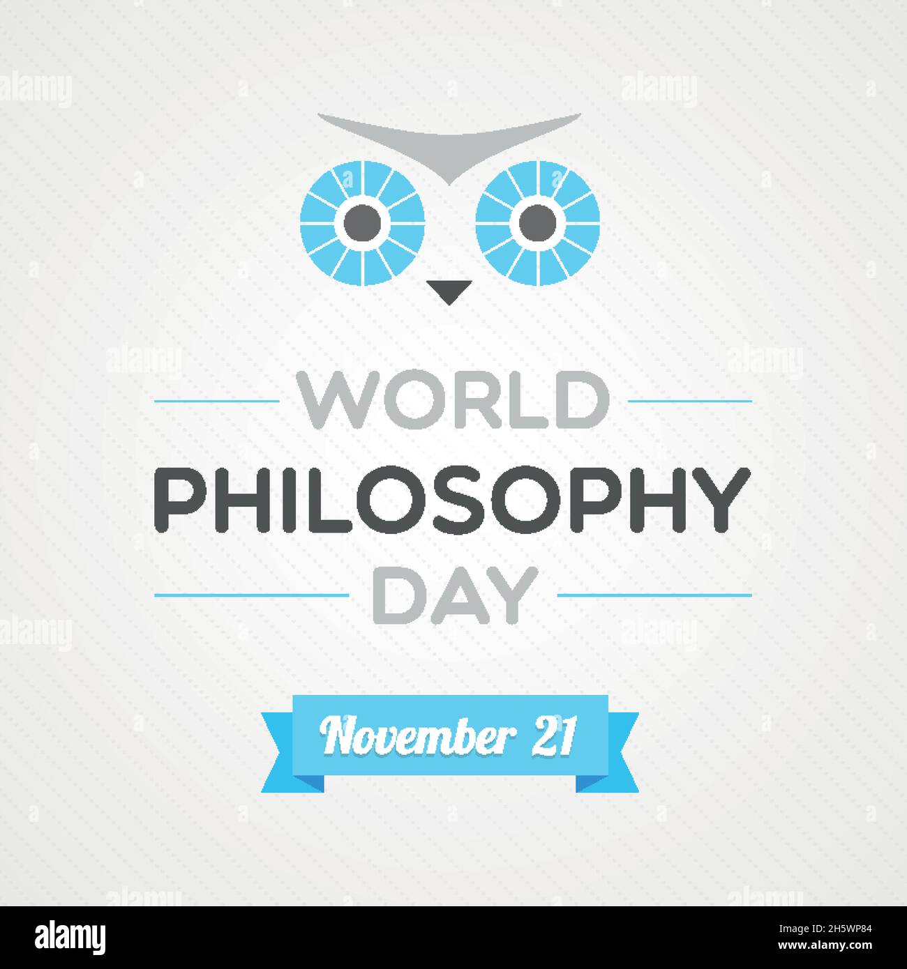 World Philosophy Day. November 21. Vector illustration, flat design ...