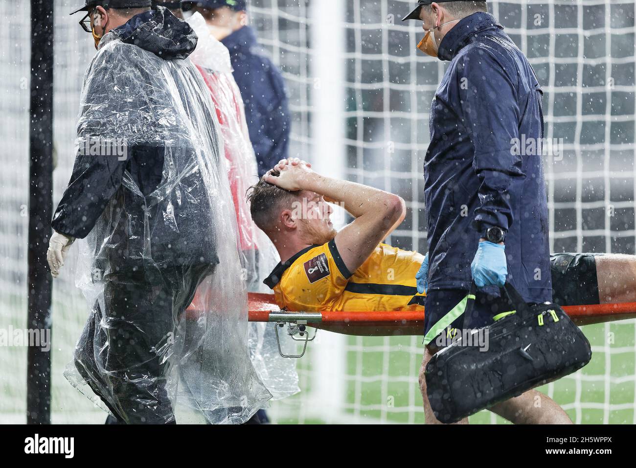 Stretcher football hi-res stock photography and images - Alamy