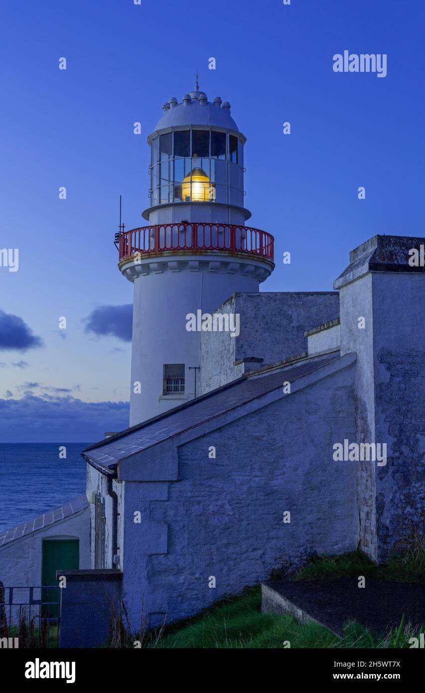 Wicklow Head Lighthouse, County Wicklow, Ireland Stock Photo - Alamy