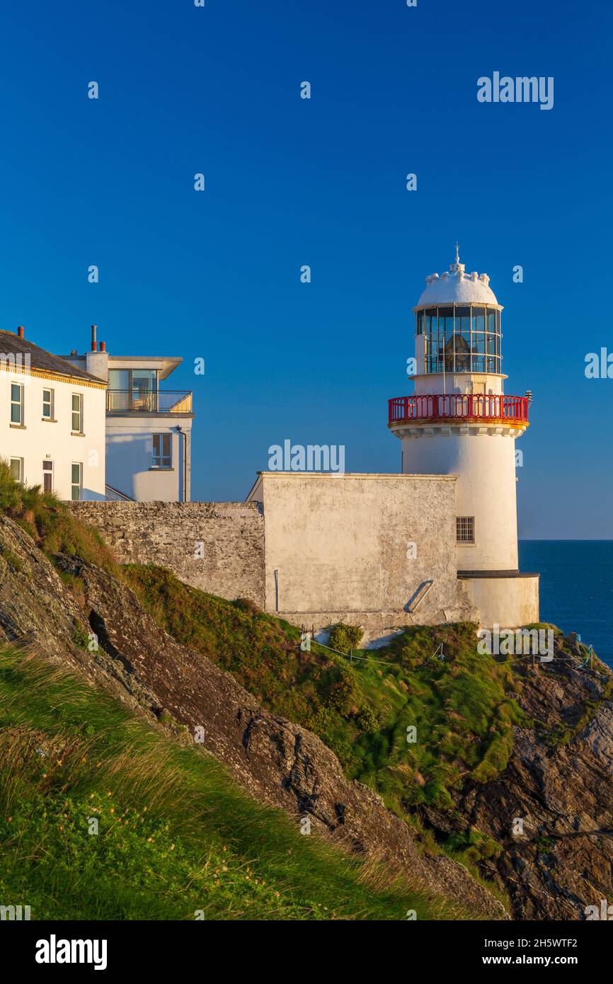 Wicklow Head Lighthouse, County Wicklow, Ireland Stock Photo - Alamy