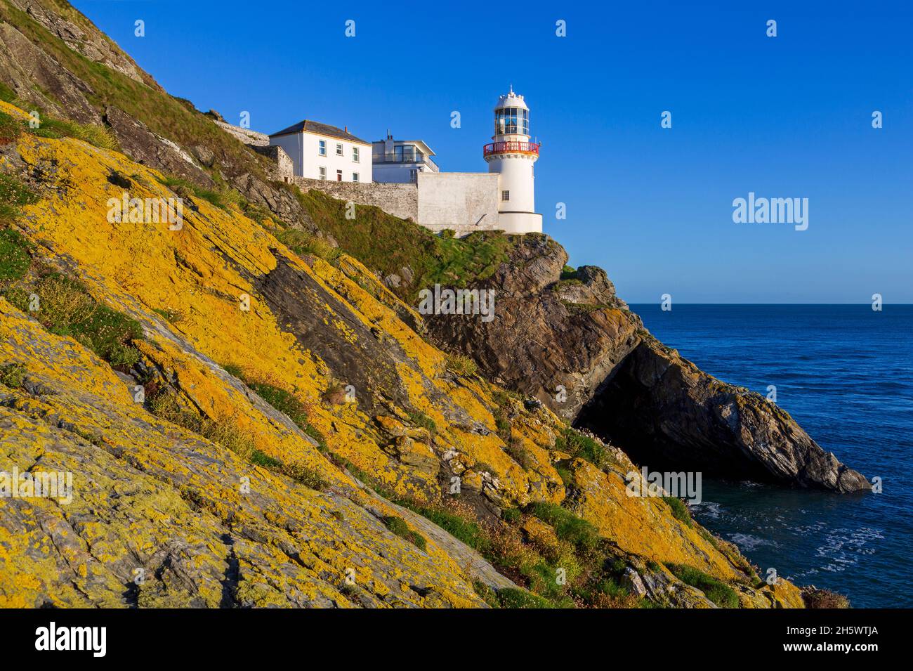 Wicklow Head Lighthouse, County Wicklow, Ireland Stock Photo - Alamy