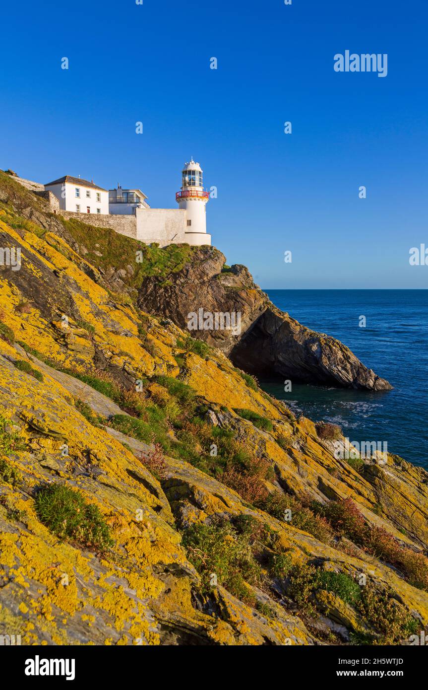 Wicklow Head Lighthouse, County Wicklow, Ireland Stock Photo - Alamy