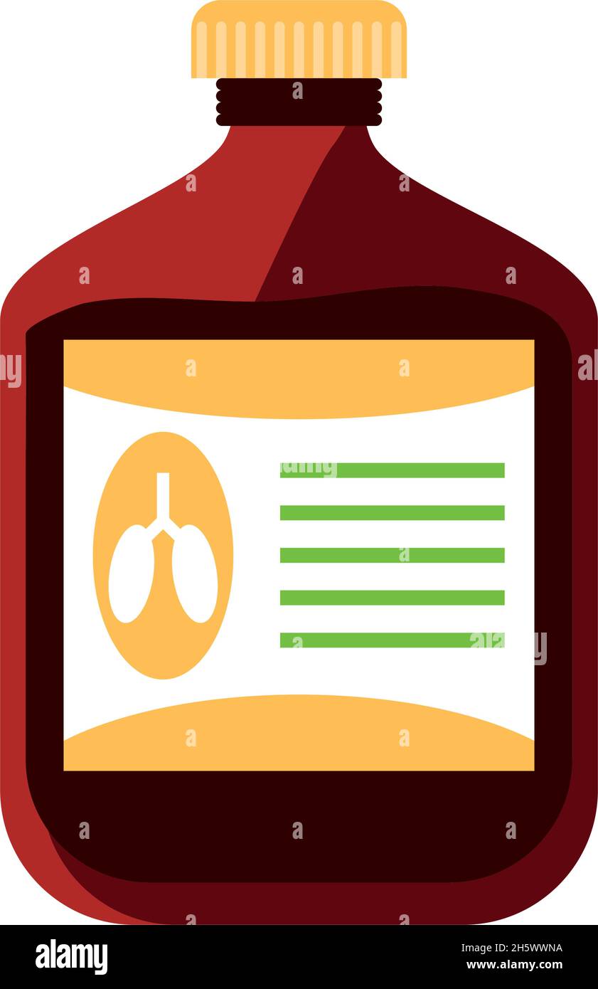 medical cough syrup Stock Vector Image & Art - Alamy