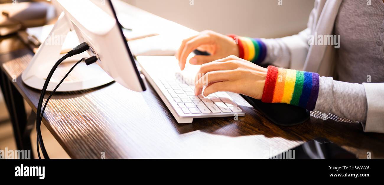 Inclusion And Staff Diversity At Work. Workplace Equality Stock Photo ...