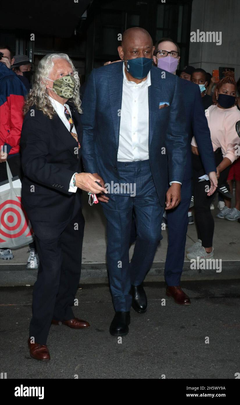 New York - NY - 20211003 Forest Whitaker leaving The Whitby Hotel ...