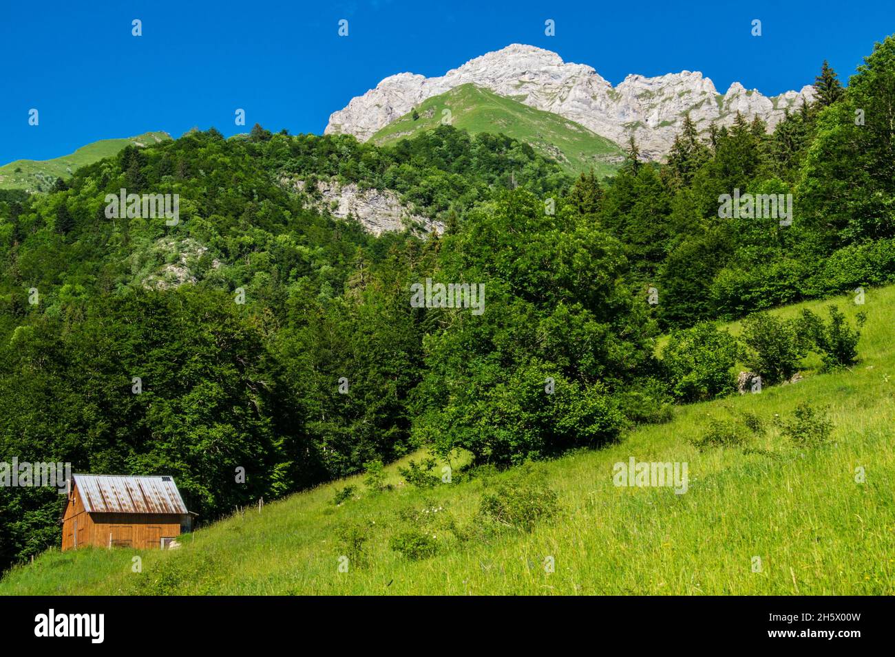 Bauges mountain range hi-res stock photography and images - Alamy