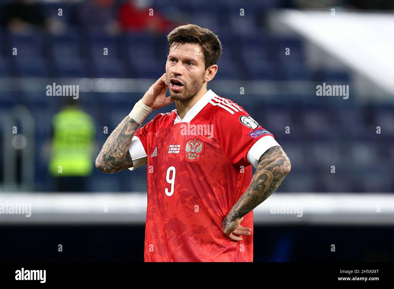 Saint Petersburg, Russia - 11 November 2021: Football, Qualification ...