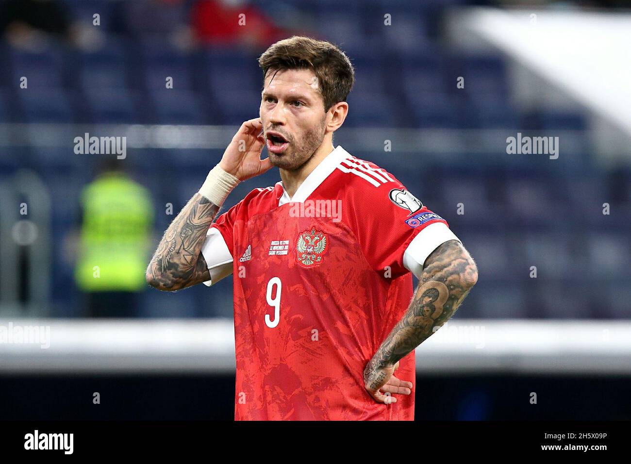 Saint Petersburg, Russia - 11 November 2021: Football, Qualification ...