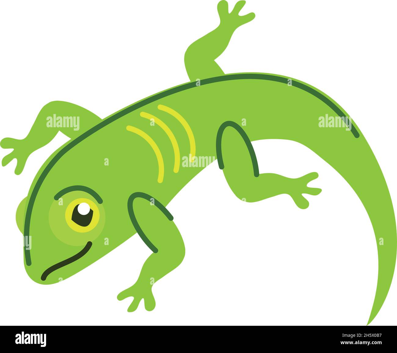 green lizard icon Stock Vector Image & Art - Alamy