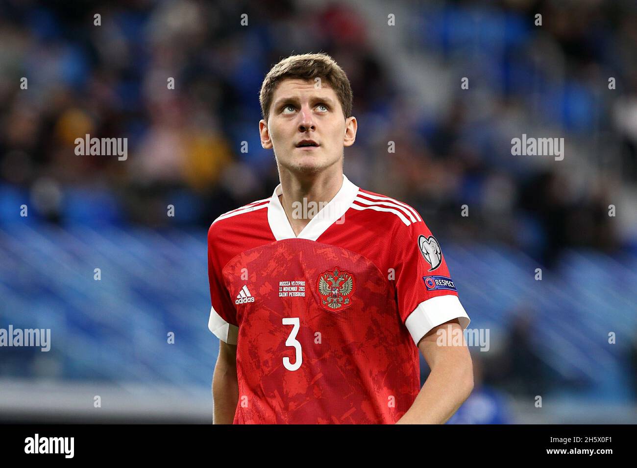 Saint Petersburg, Russia - 11 November 2021: Football, Qualification ...
