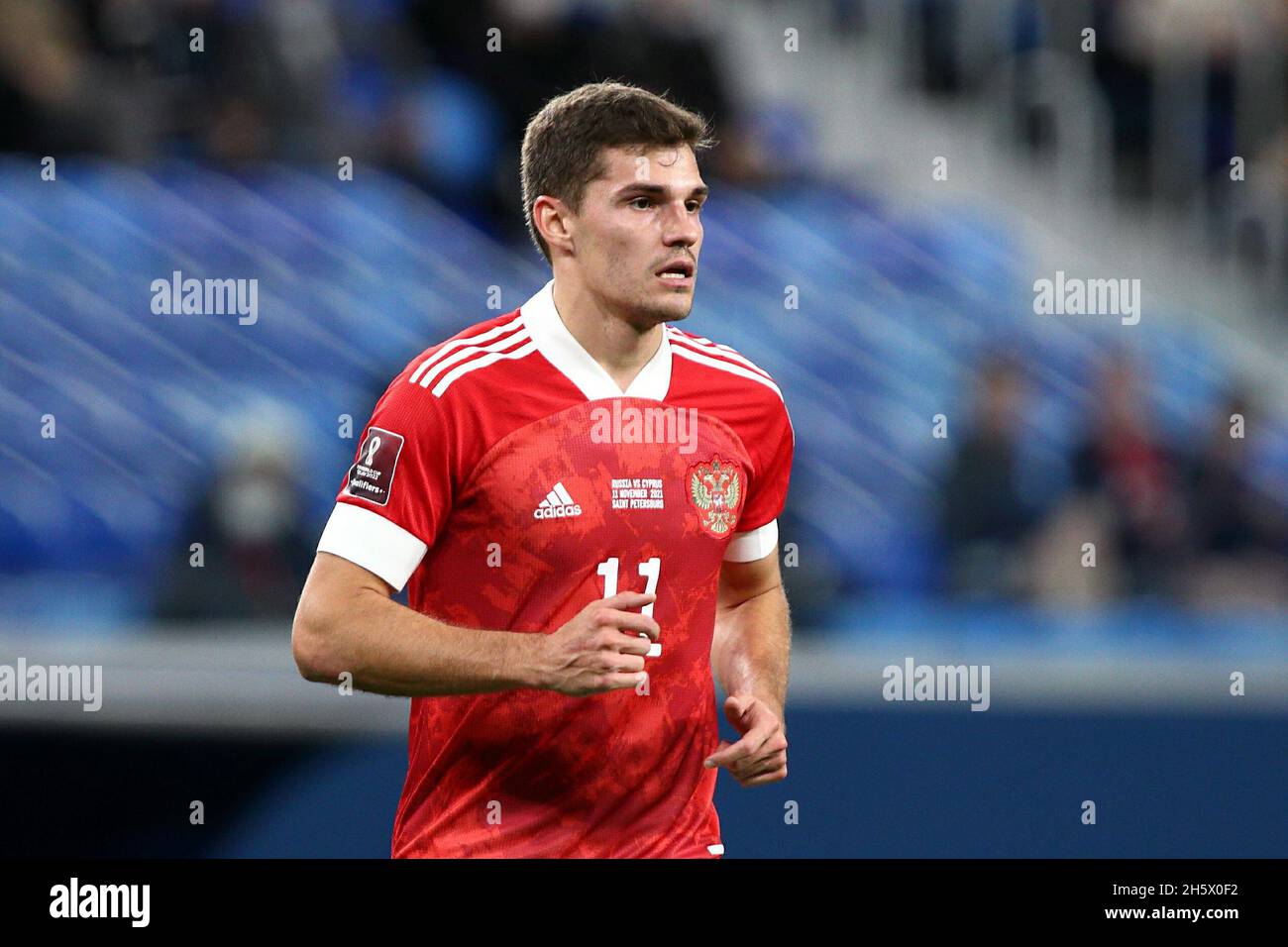 Saint Petersburg, Russia - 11 November 2021: Football, Qualification ...