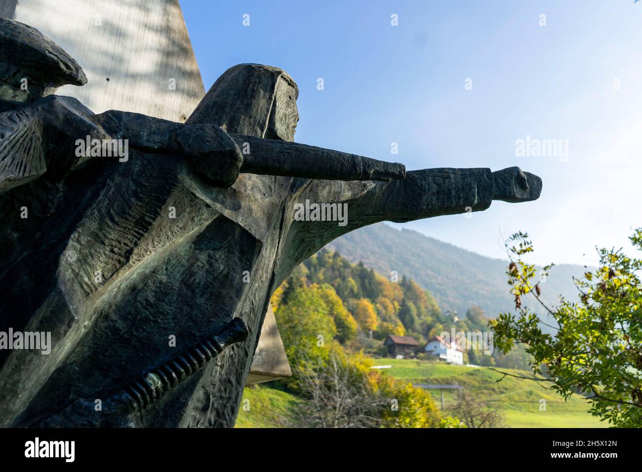 second world war memorial in Slovenia near Drazgose Stock Photo - Alamy second world war memorial in Slovenia near Drazgose Stock Photo - Alamy