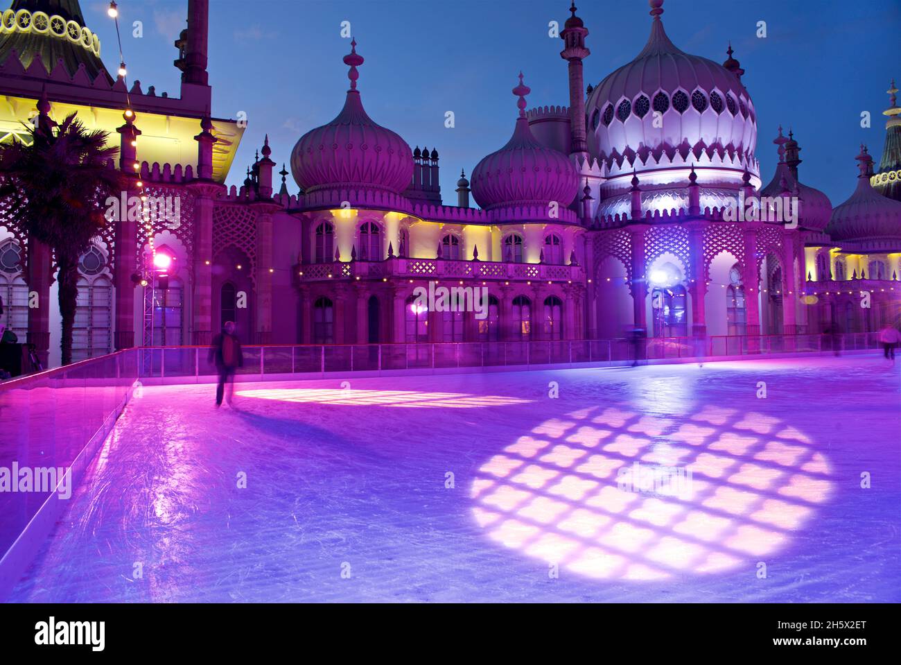 Pavilion Kaleidescope. The Royal Pavilion, Brighton, lit up with ...