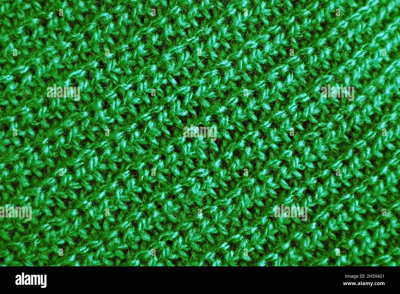 The Texture of Forest Green Knitted Wool Fabric in Diagonal Patterns ...