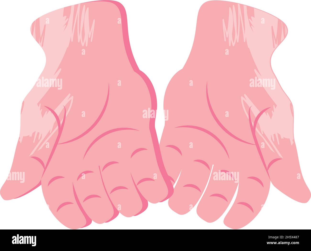Receiving with open arms Stock Vector Images - Alamy