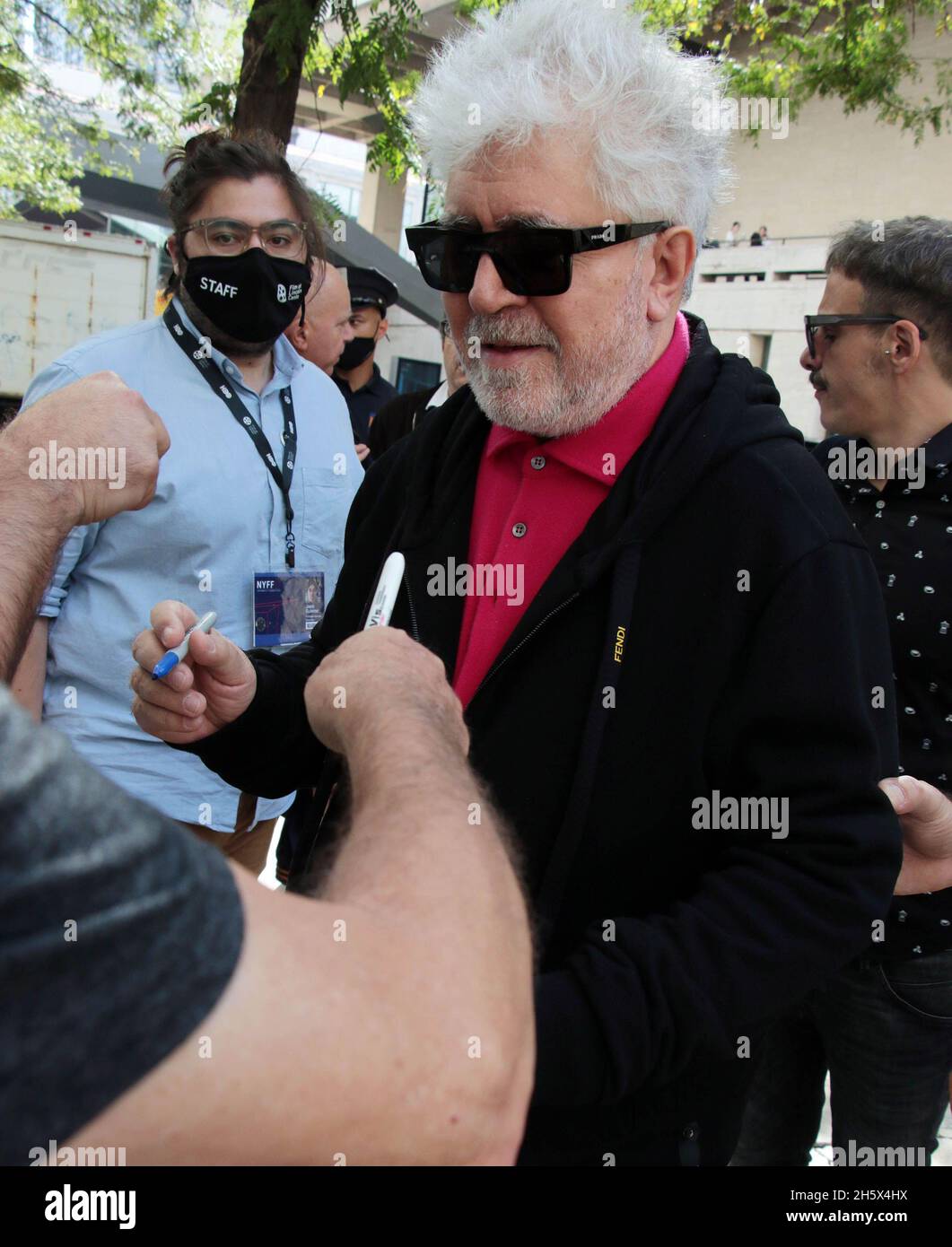New York - NY - 20211008-Arrivals for Parallel Mothers Press Conference ...
