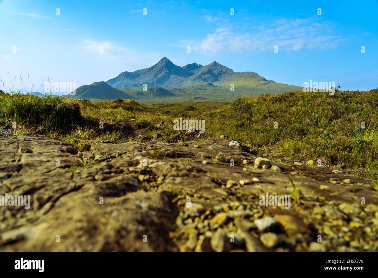 Isle of Syke Mountain Panorama Stock Photo - Alamy