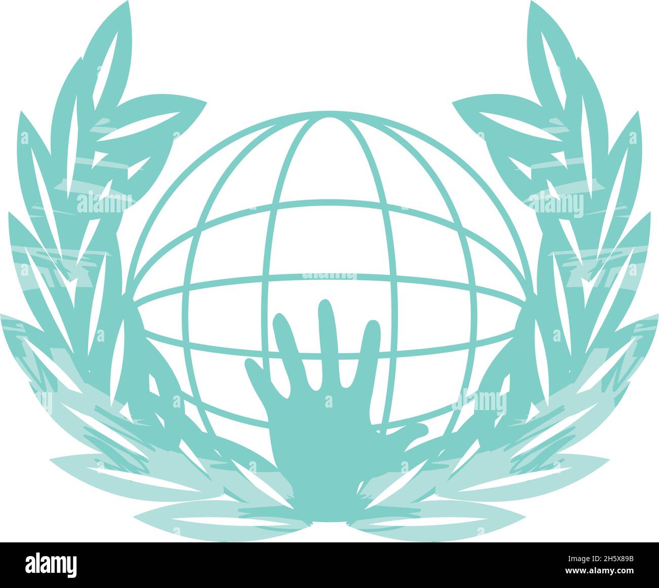 World day for international justice vector illustration with earth hi ...