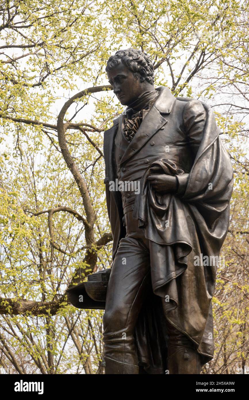 Robert Fulton park in Bedford Stuyvesant in Brooklyn NYC Stock Photo ...