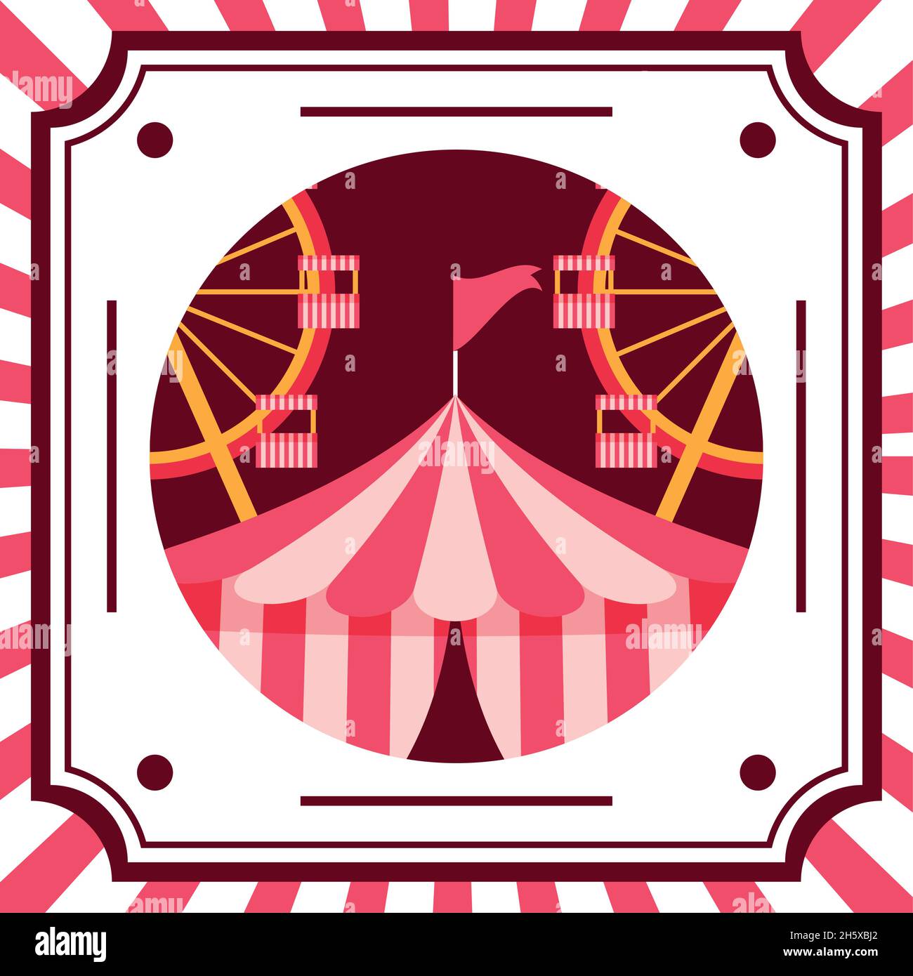 circus tent poster Stock Vector Image & Art - Alamy