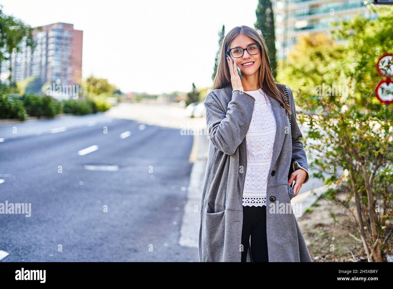 Talking mobile pedestrian crossing hi-res stock photography and images ...